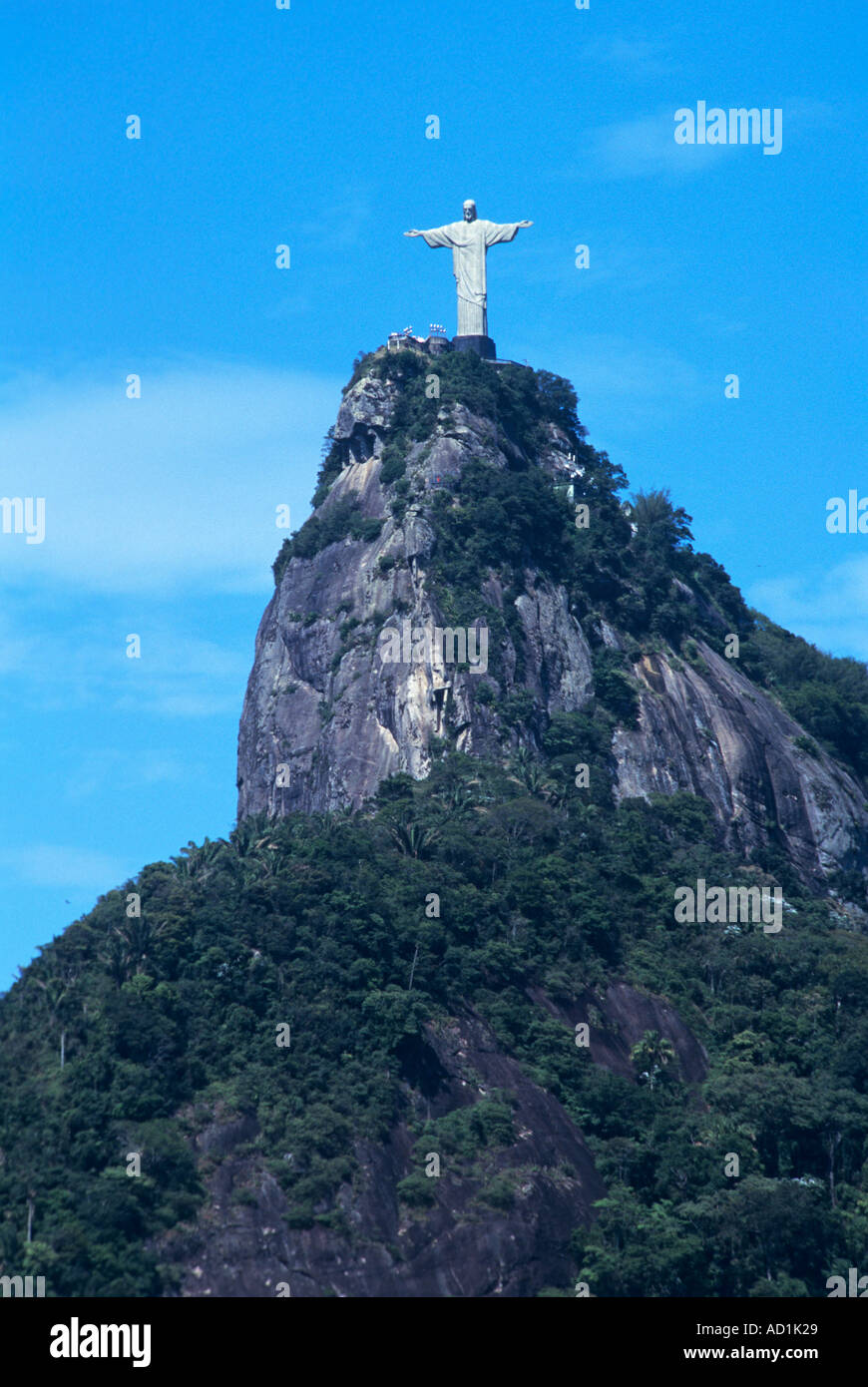 Christ the Redeemer statue tops Corcovado mountain in Rio de Janeiro ...