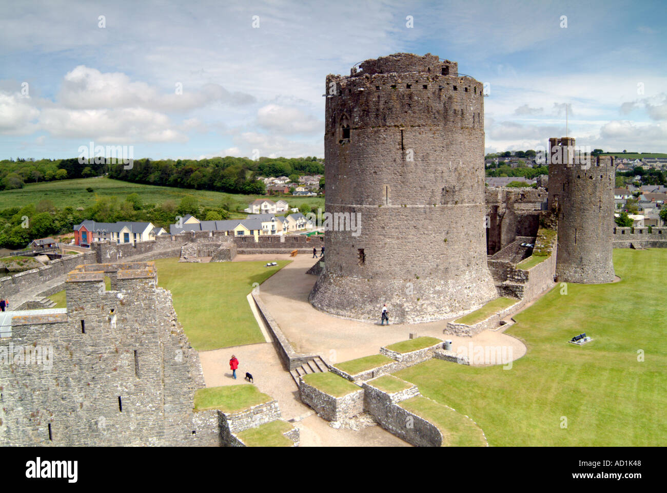 Pembroke castle wogan hi-res stock photography and images - Alamy