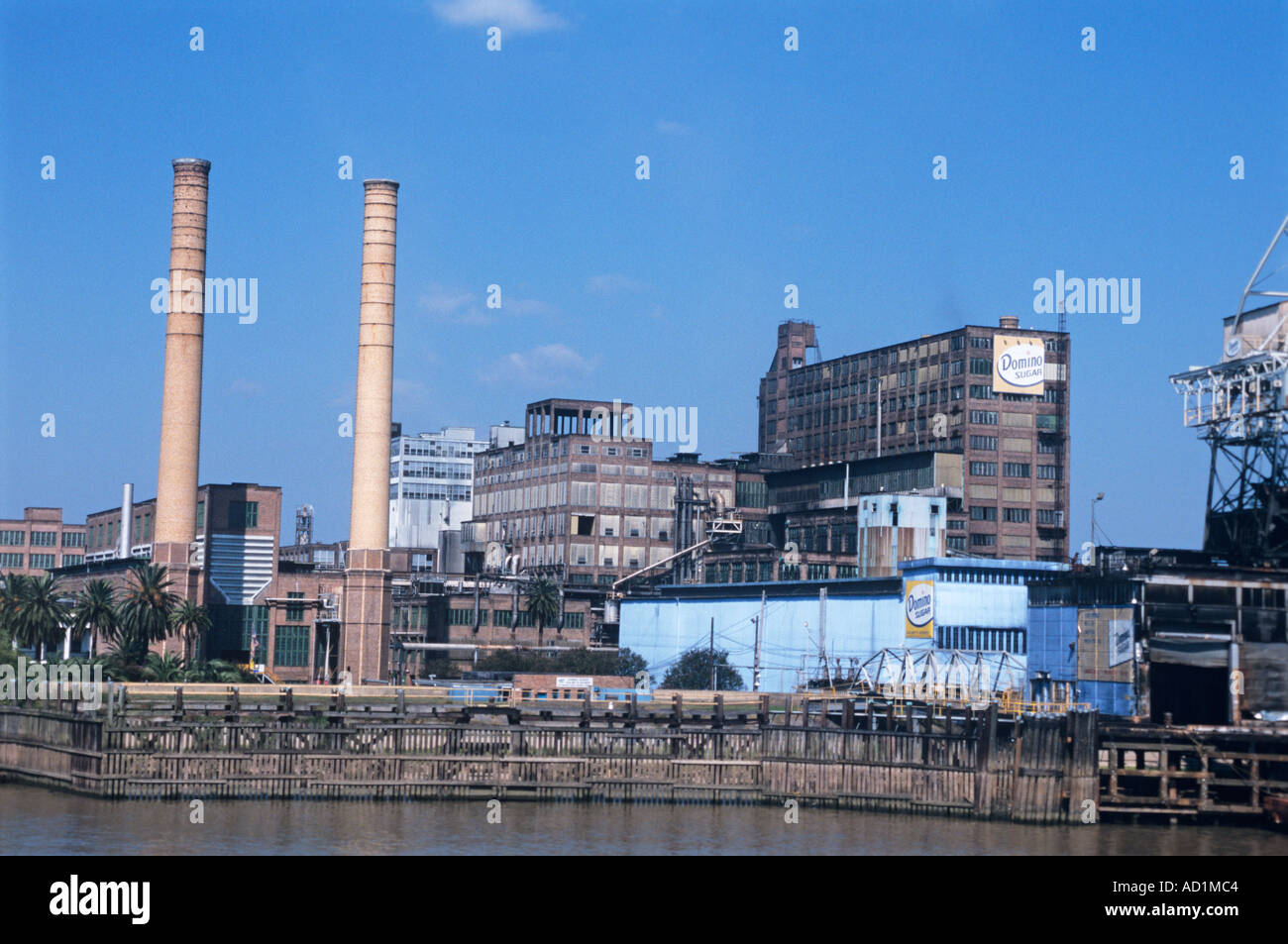 Sugar refinery on the Mississippi river at New Orleans Stock Photo - Alamy