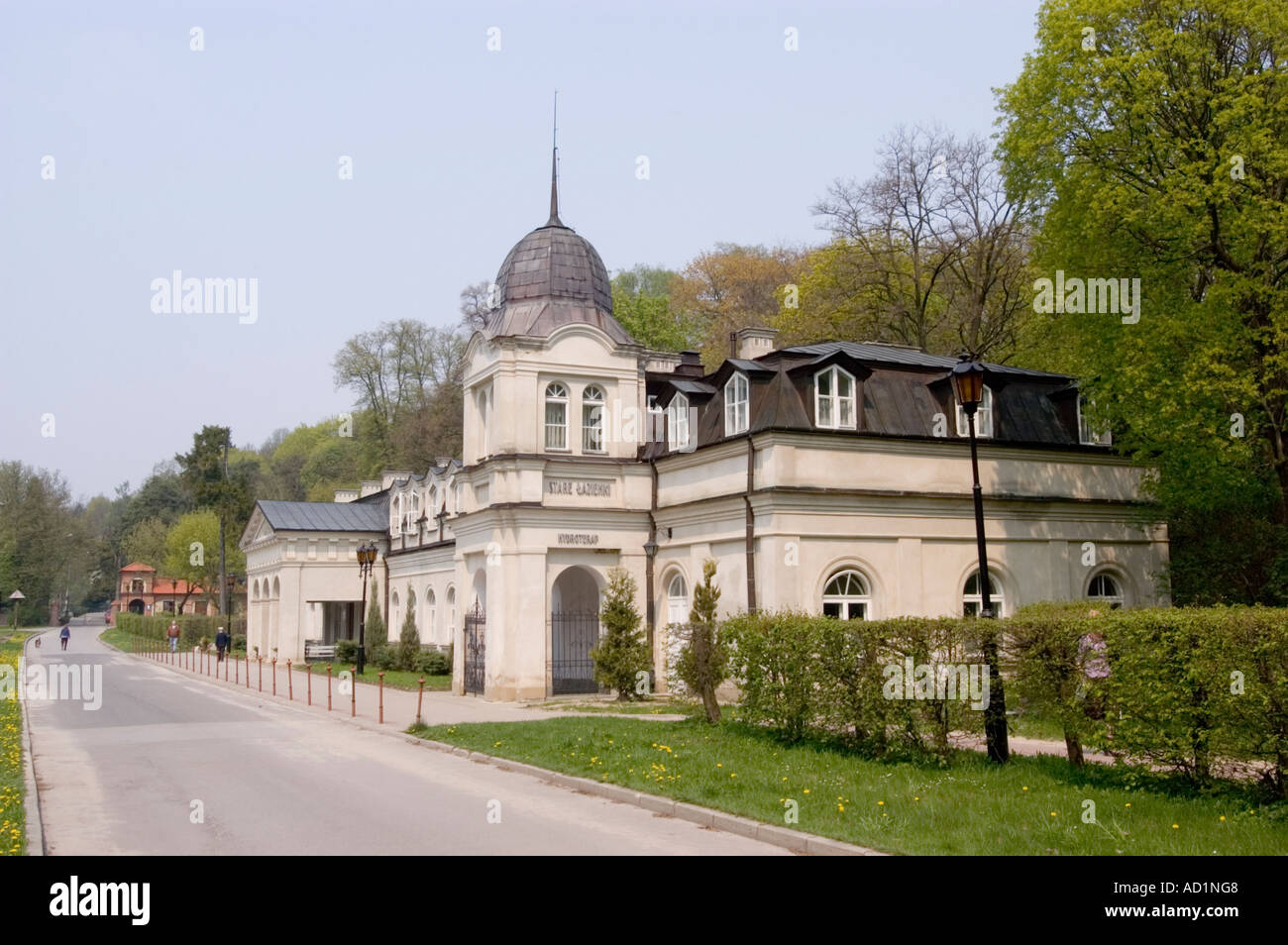 Palace in Naleczow spa resort Lublin area Poland Stock Photo - Alamy