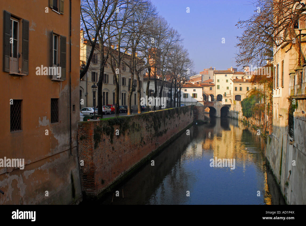 Mantova's canal see from via Massari Stock Photo - Alamy