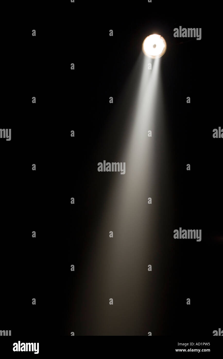 a single white spotlight Stock Photo - Alamy