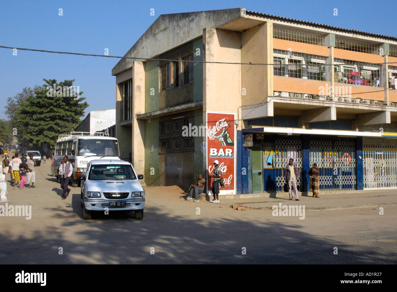 Tete Mozambique central business district Stock Photo - Alamy