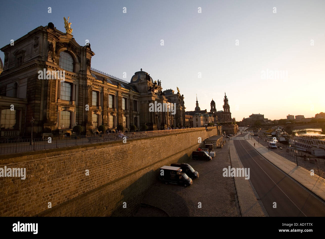Bruhl Terrace in Dresden Saxony Germany Stock Photo - Alamy