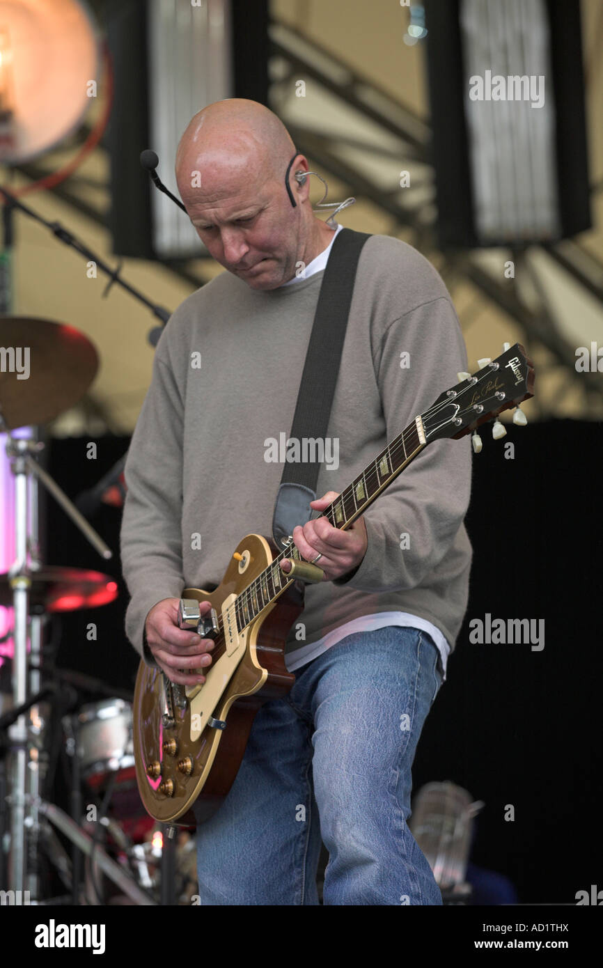 David Rhodes Lead guitarist Peter Gabriel band Eden Project Cornwall ...