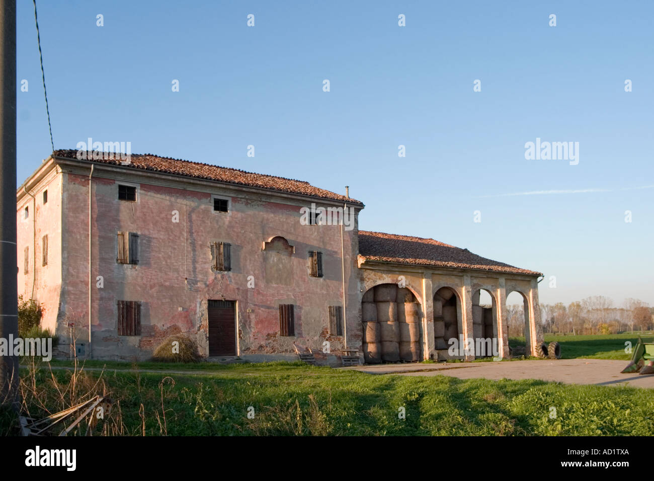old farm in Zibello, Parma, Italy Stock Photo - Alamy