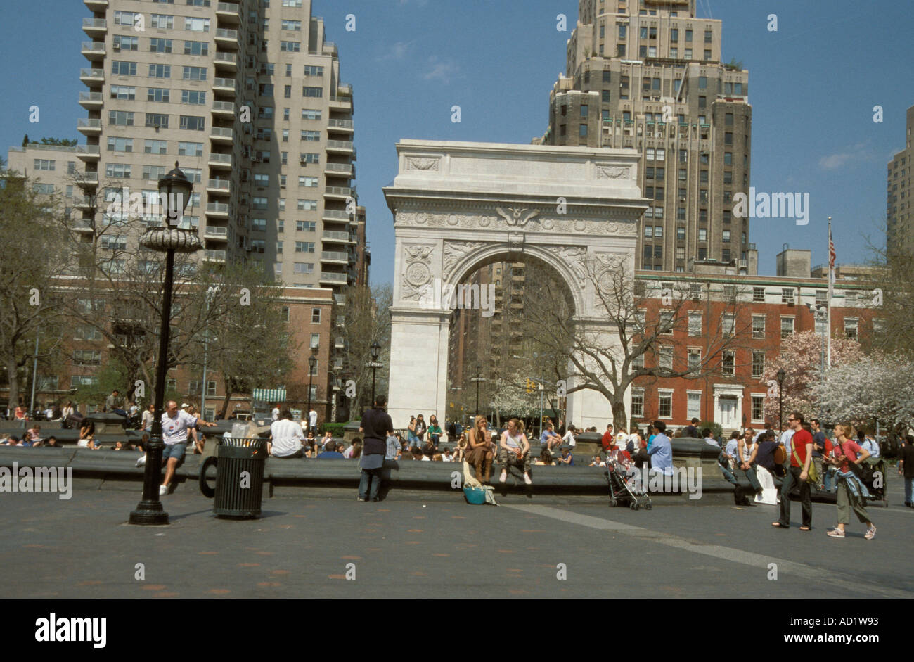 Washington Square at Greenwich Village Manhattan New York City New York ...