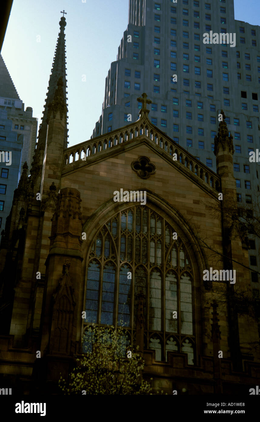 Trinity church wall street new hi-res stock photography and images - Alamy