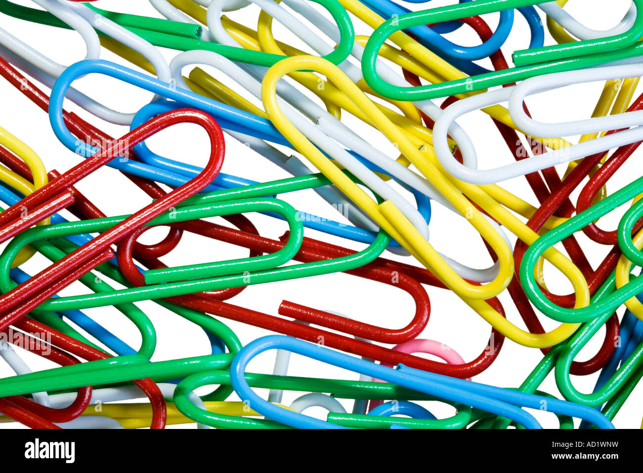Multicolor paper document clips Stock Photo - Alamy