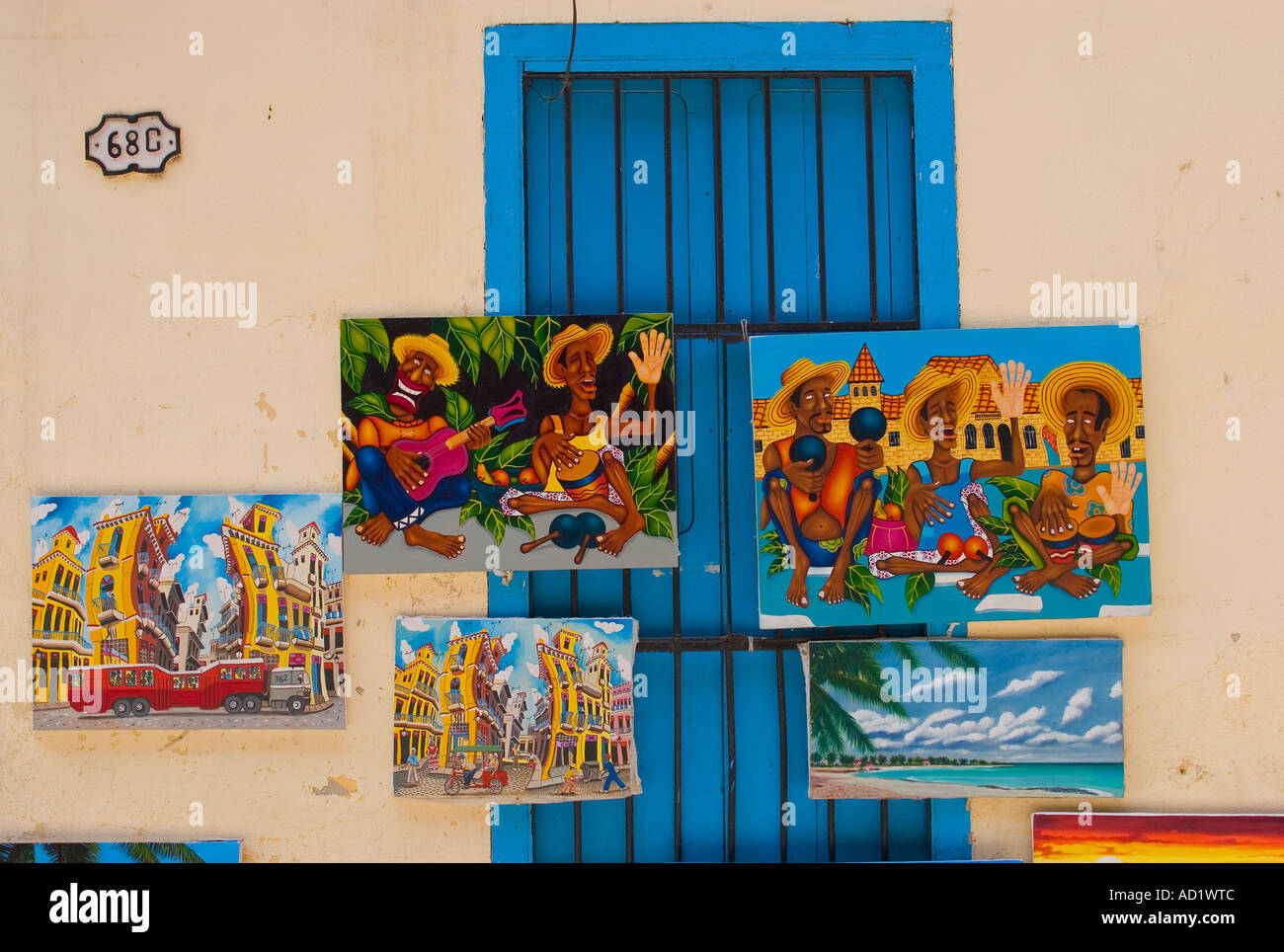 paintings for sale Havana Cuba Stock Photo - Alamy