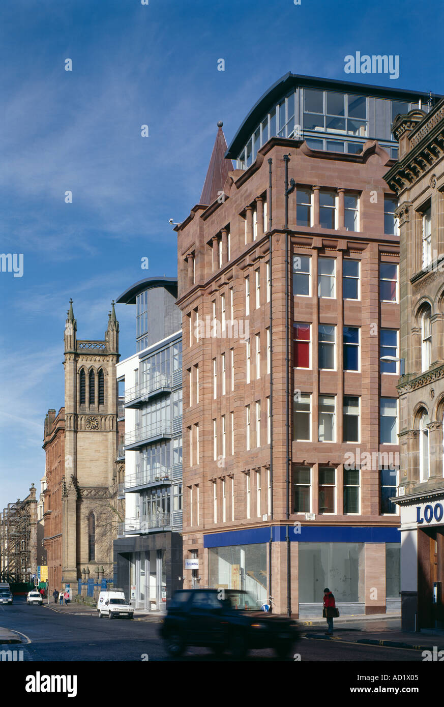 Glasgow Loft, Scotland. Exterior of the converted Todd Building ...