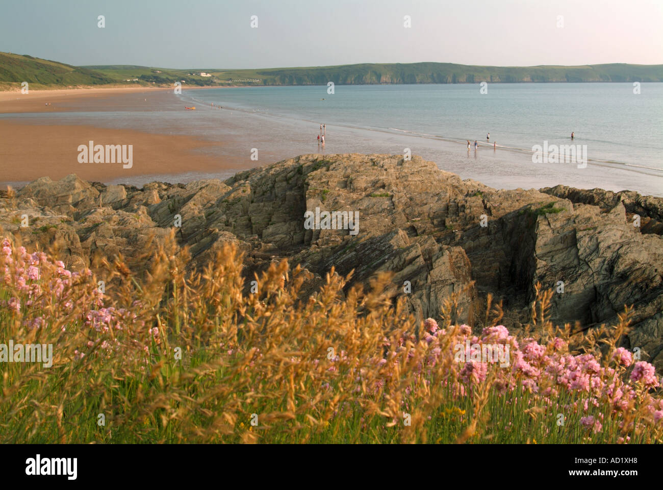 Woolacombe beach North Devon UK Stock Photo - Alamy