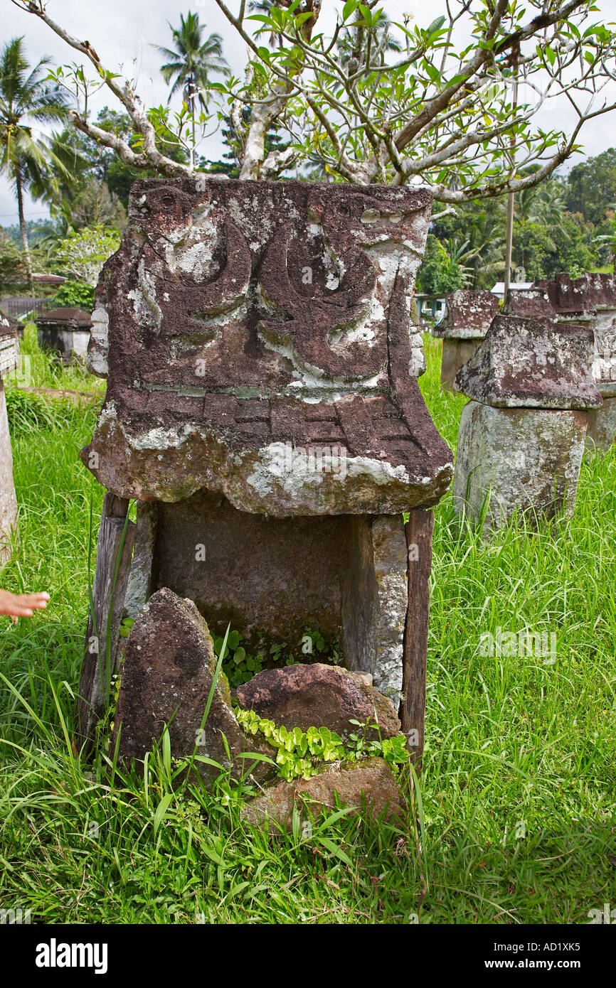 Waruga Stone Tombs in a Cemetery in Northern Sulawesi, Indonesia Stock ...