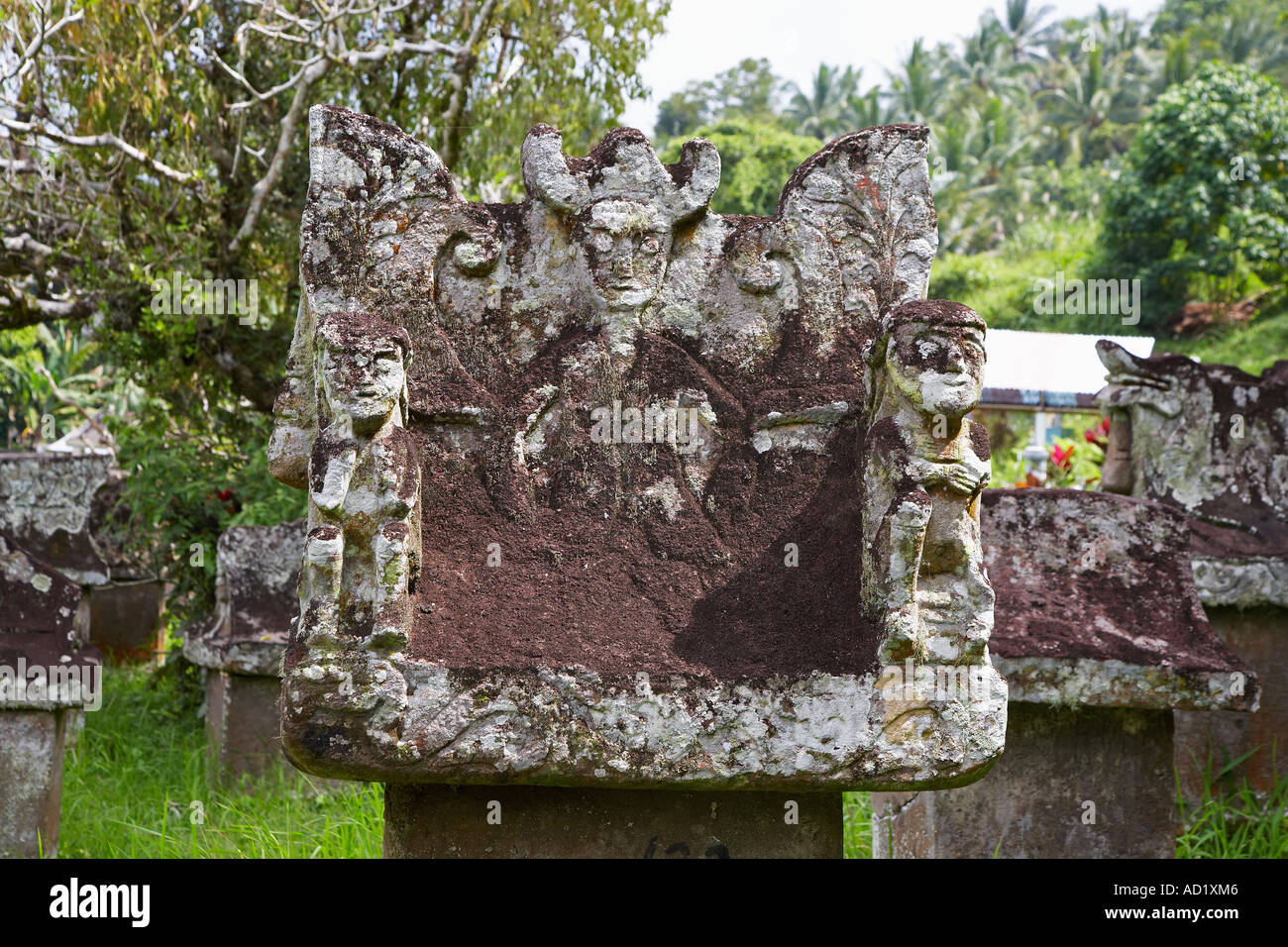 Waruga Stone Tombs in a Cemetery in Northern Sulawesi, Indonesia Stock ...