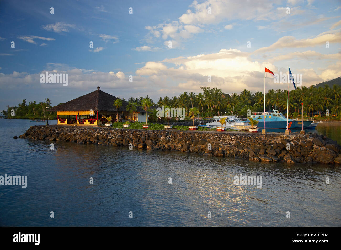 Tasik Ria, Holiday Resort in Northern Sulawesi, Indonesia Stock Photo ...