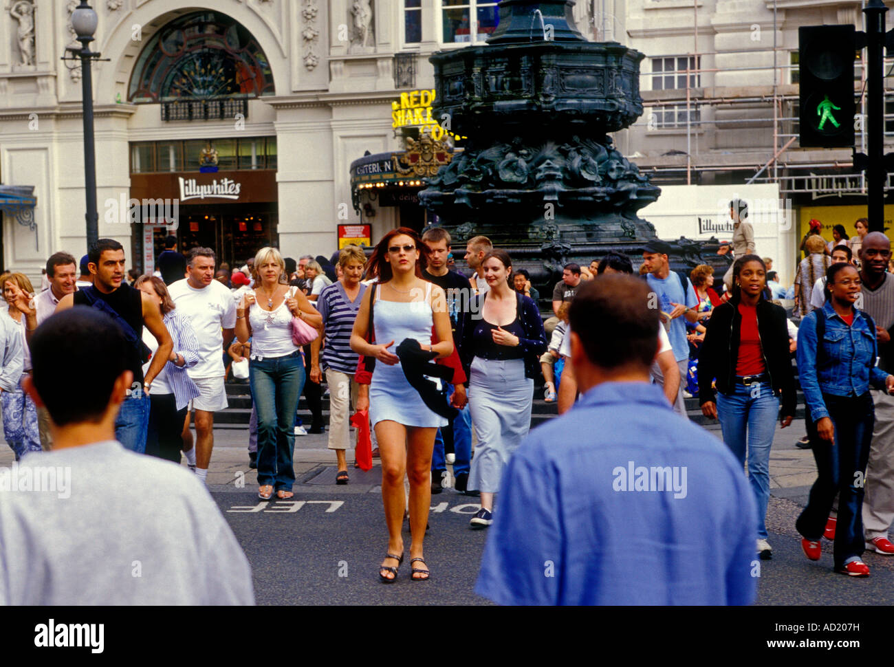 English people person tourists adults females women males men crossing ...