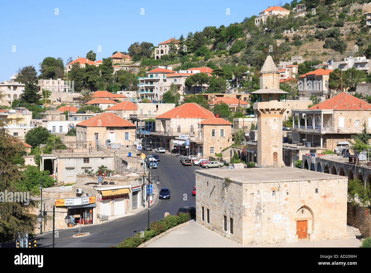 Mosque of Emir Fakhreddine Maan Deir Al Qamar Chouf Mountains Lebanon ...