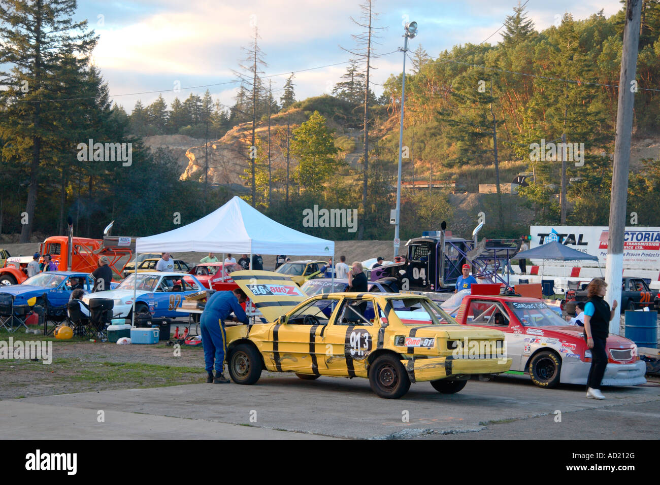 Stock car racing Stock Photo - Alamy