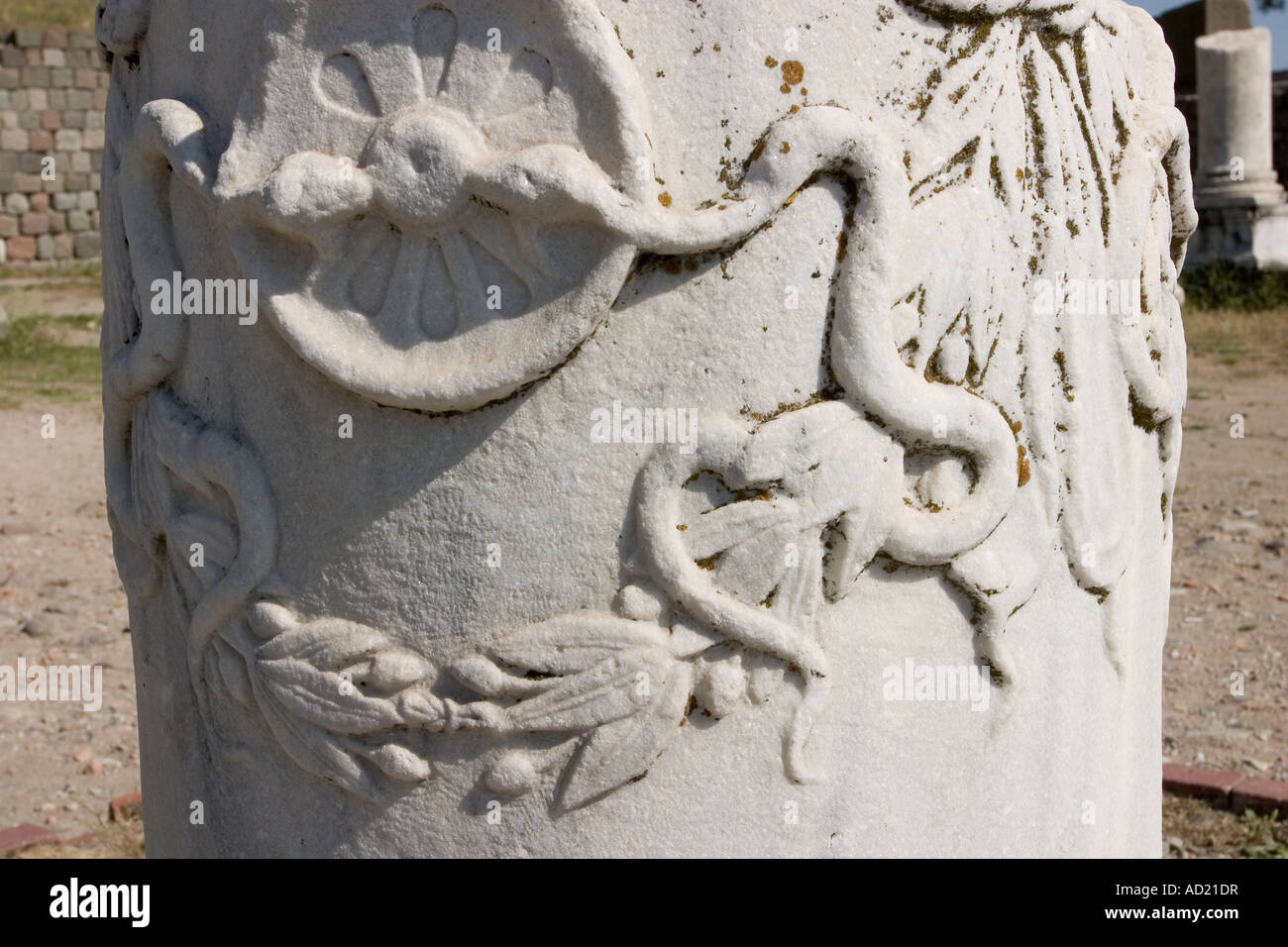 Altar in the Propylon Asclepion Sanctuary of Asclepius of Pergamon ...