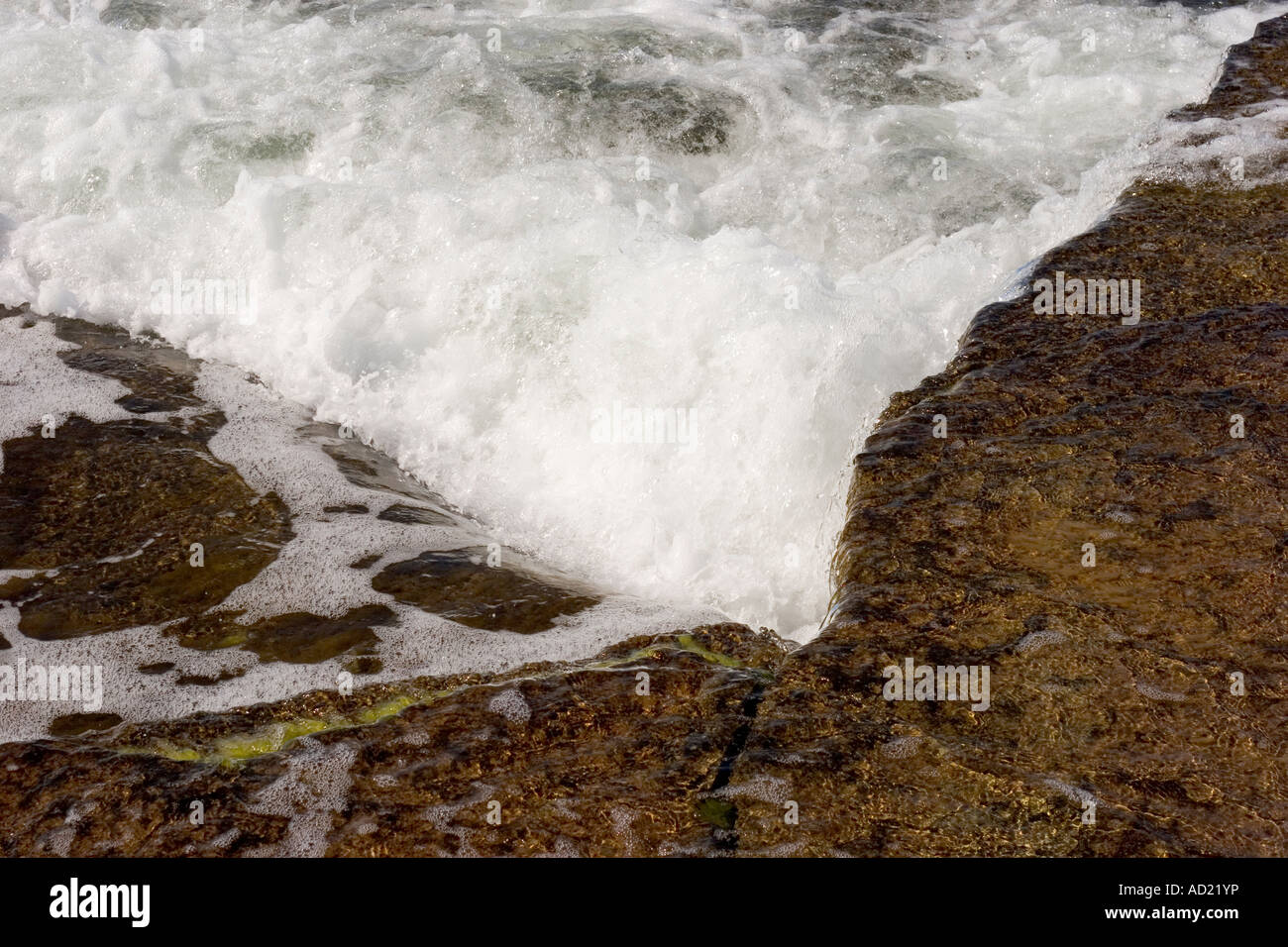 Rocks and water Stock Photo - Alamy