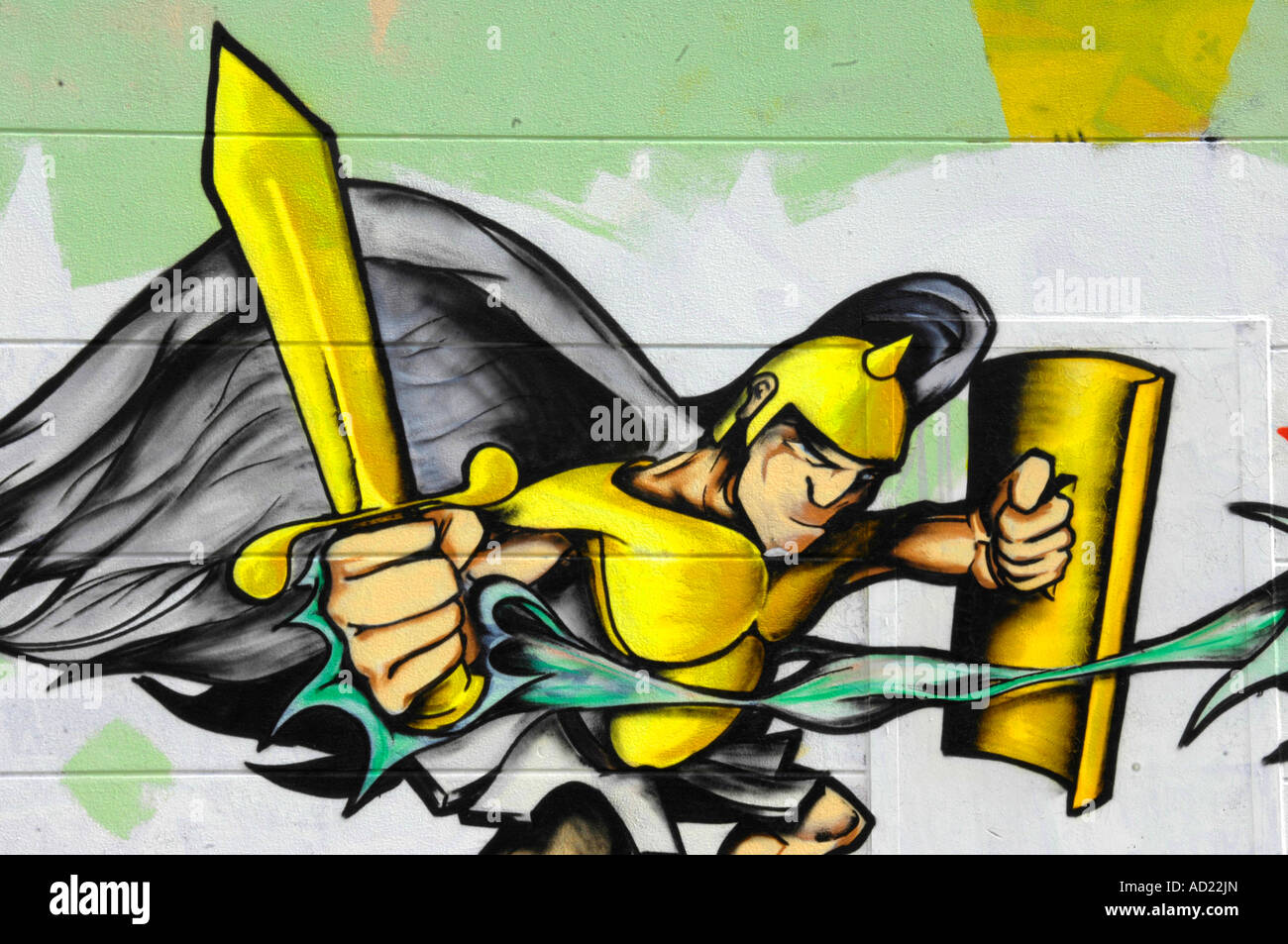 graffiti art graf spraypaint aerosol crime criminal damage mural wall ...