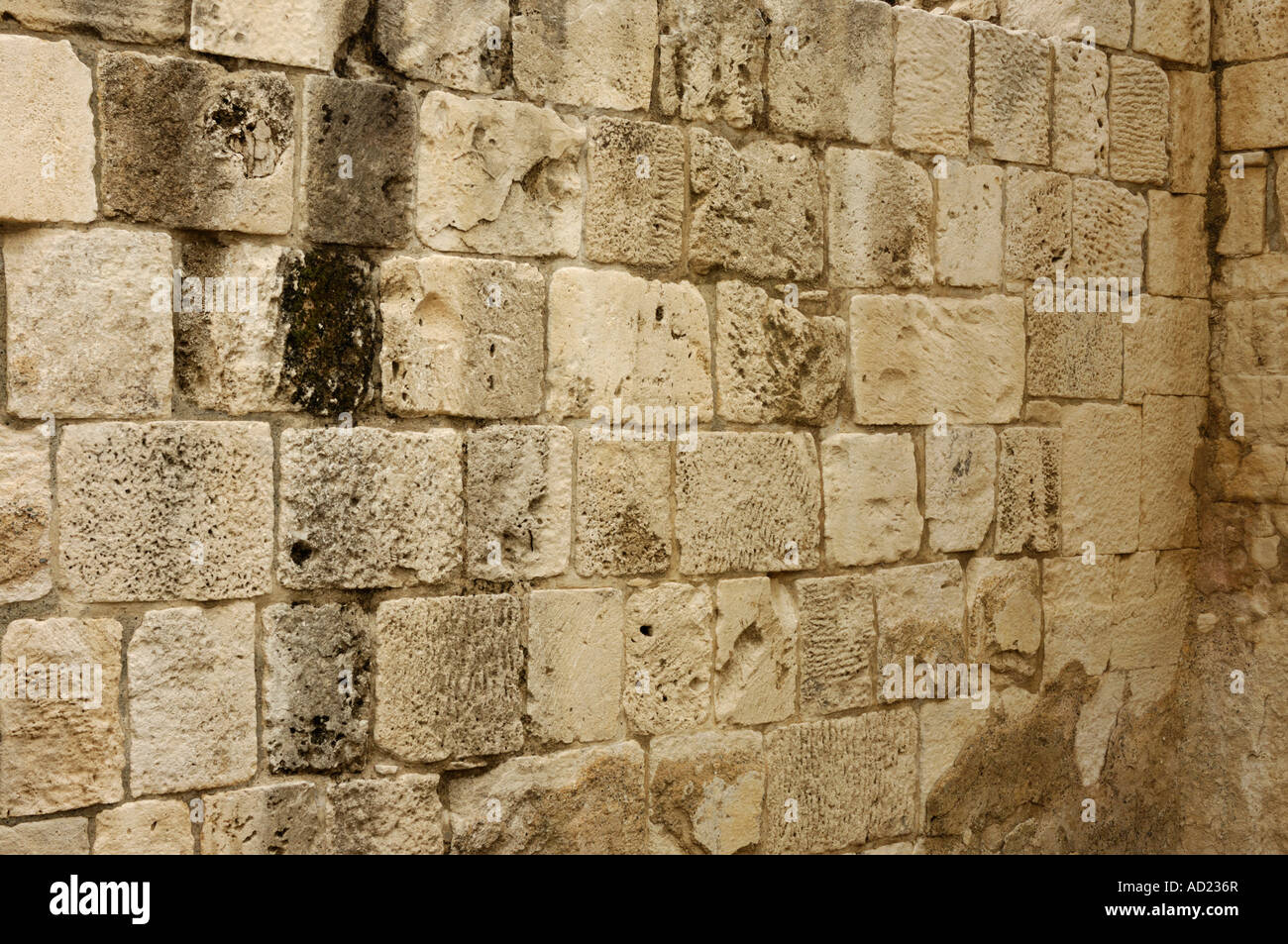 Ancient rustic stone wall texture Stock Photo - Alamy