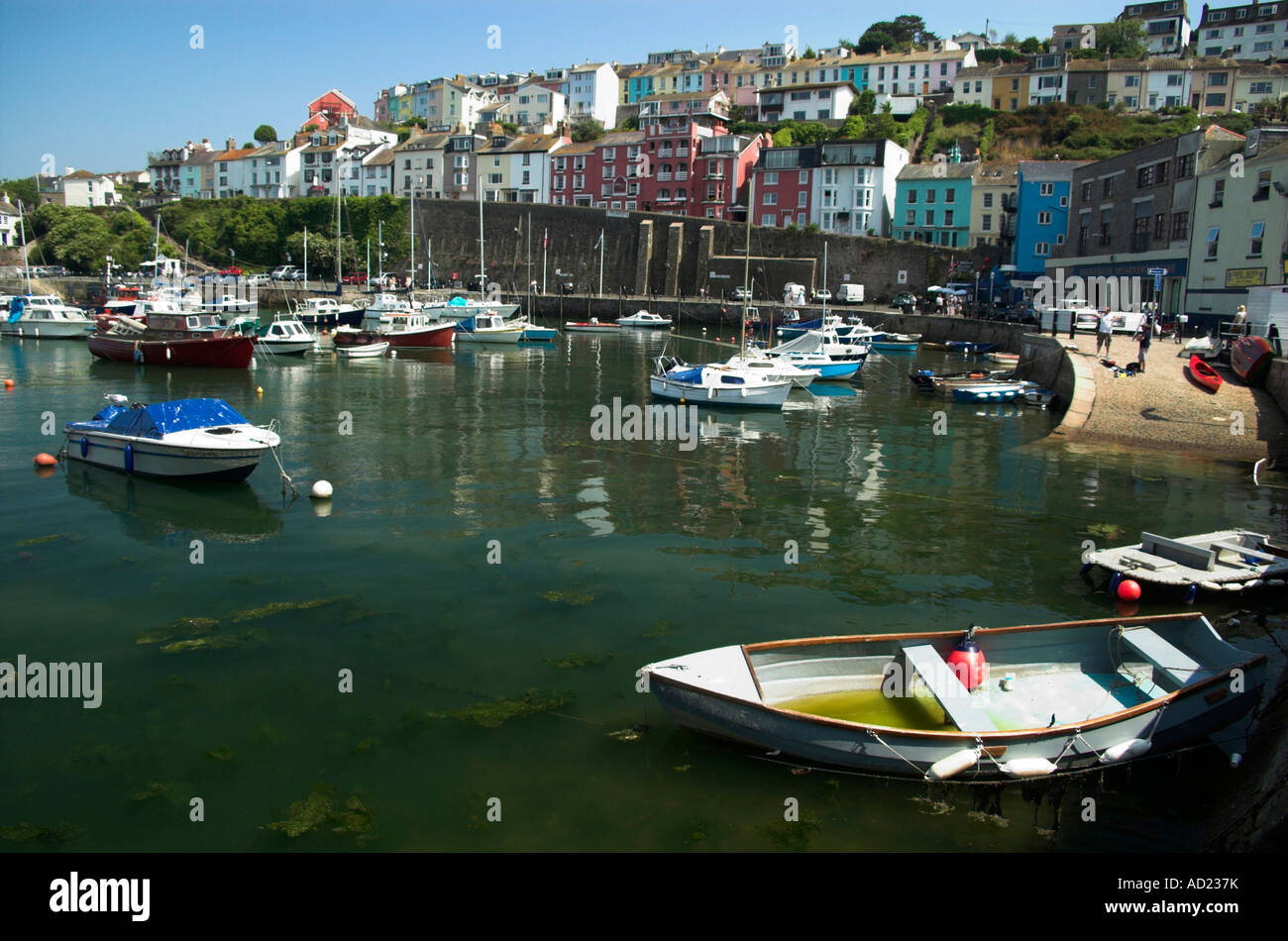 Brixham Harbour and Estuary Devon Great Britain England U K Stock Photo ...