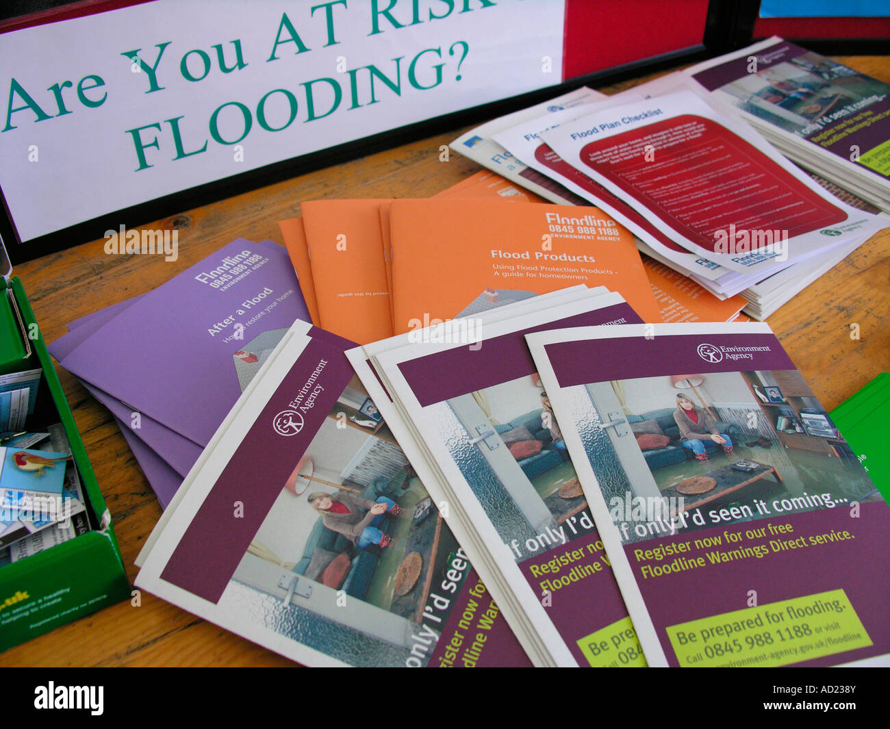 information and leaflets relating to flooding from the Environment ...