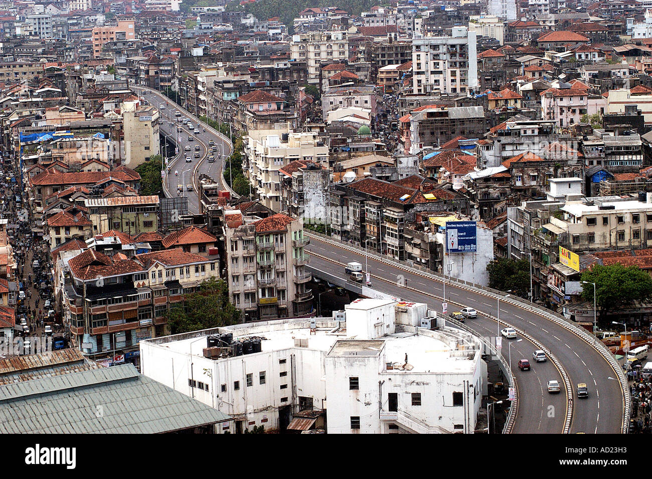 ASB73011 J J Hospital flyover First long road fly over in Bombay Mumbai ...