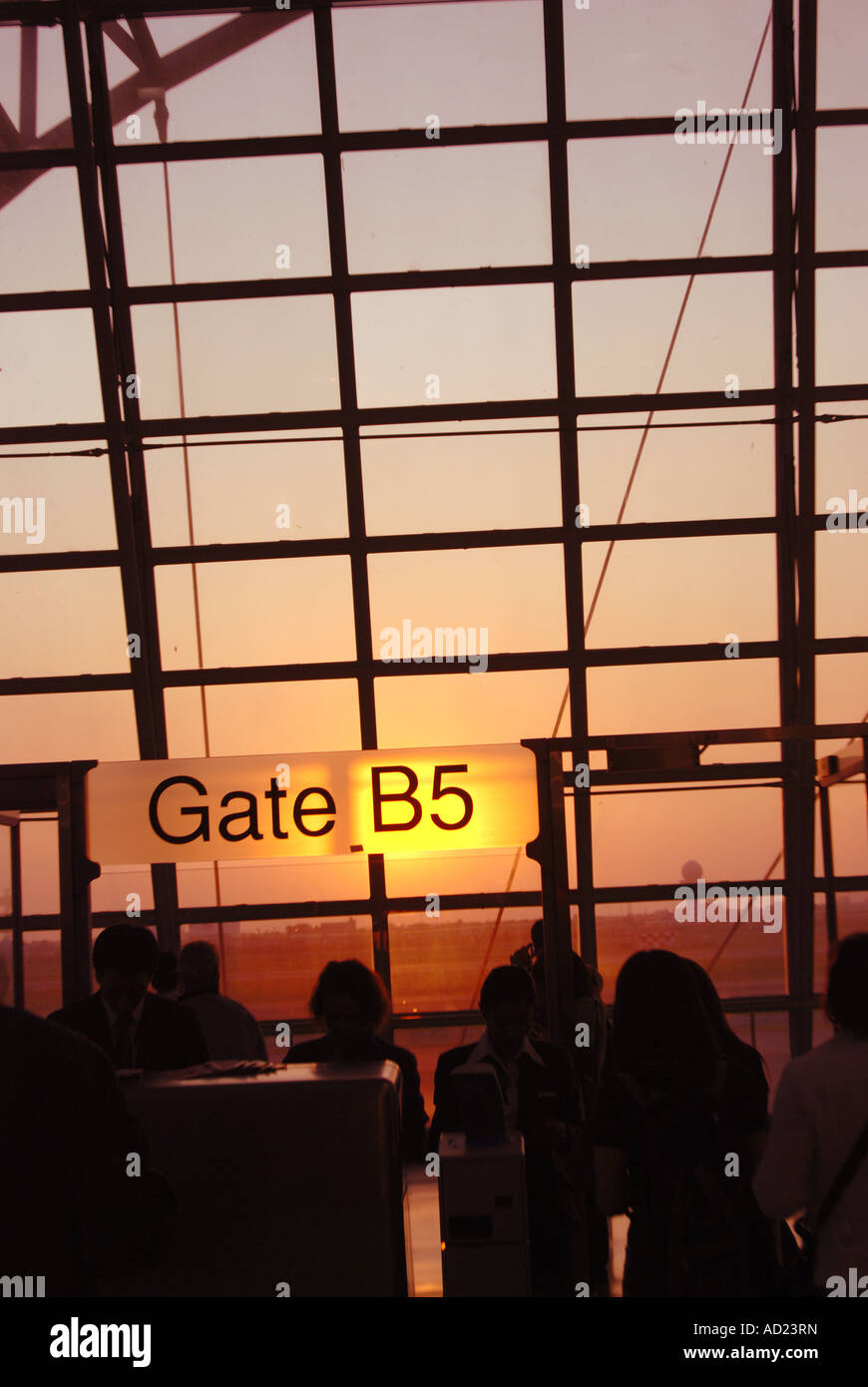 Bangkok departure airport gate travel embark symbol vertical Stock ...