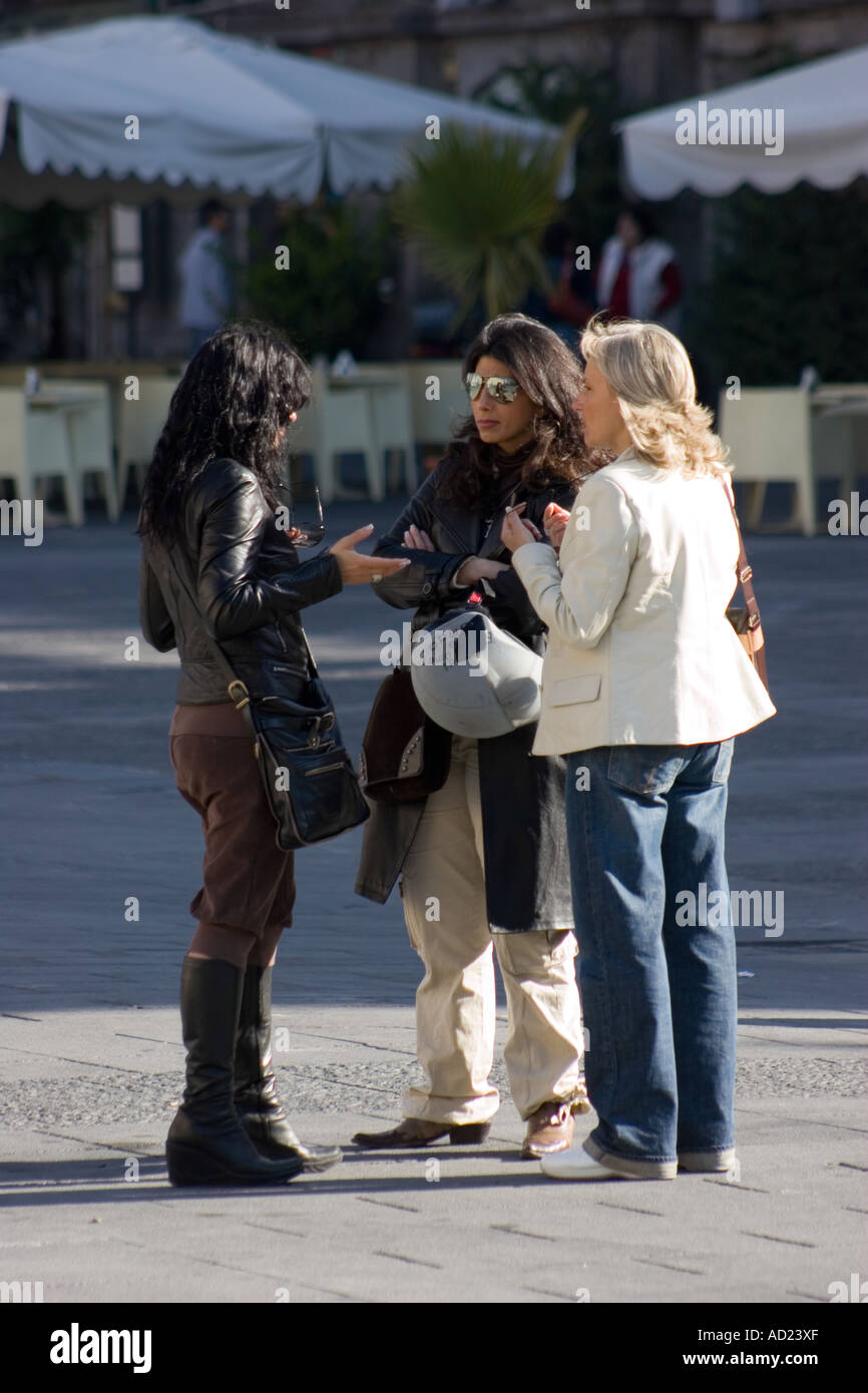 Group of Women Talking Naples Italy Stock Photo - Alamy