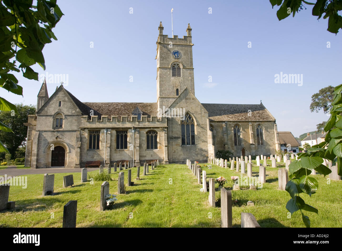 St Michaels All Angels Parish Church Bishops Cleeve Gloucestershire UK ...