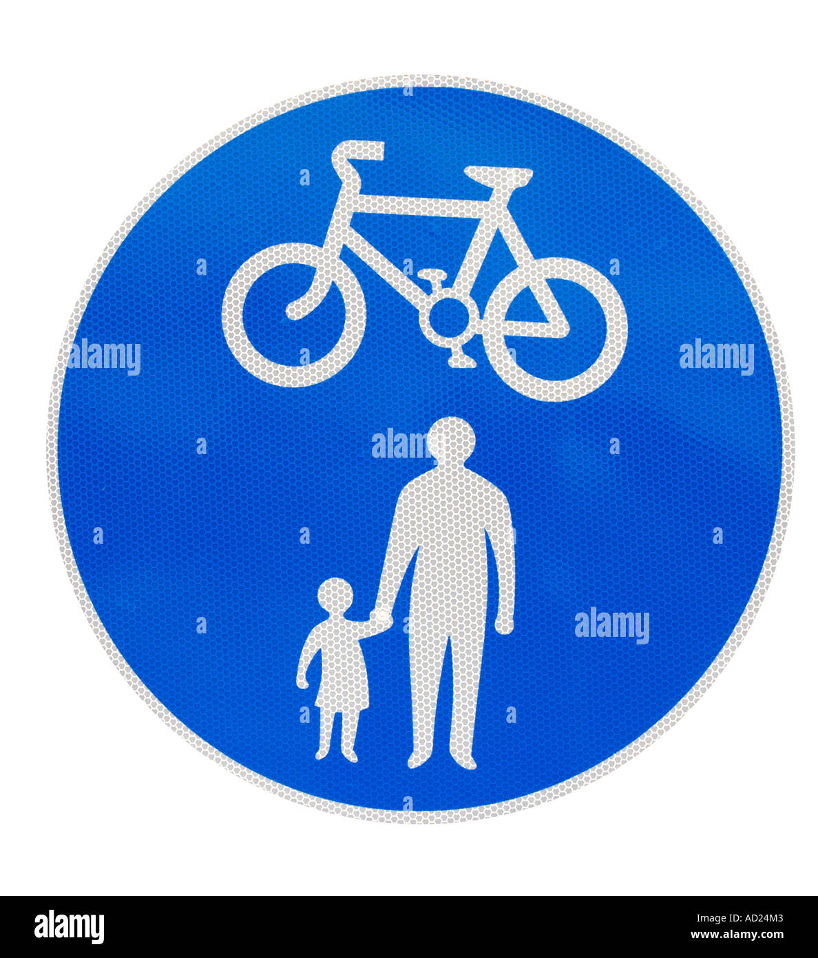 Cyclists and pedestrians only Stock Photo - Alamy