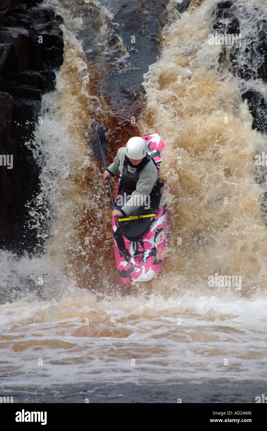 Shooting the rapids Stock Photo - Alamy
