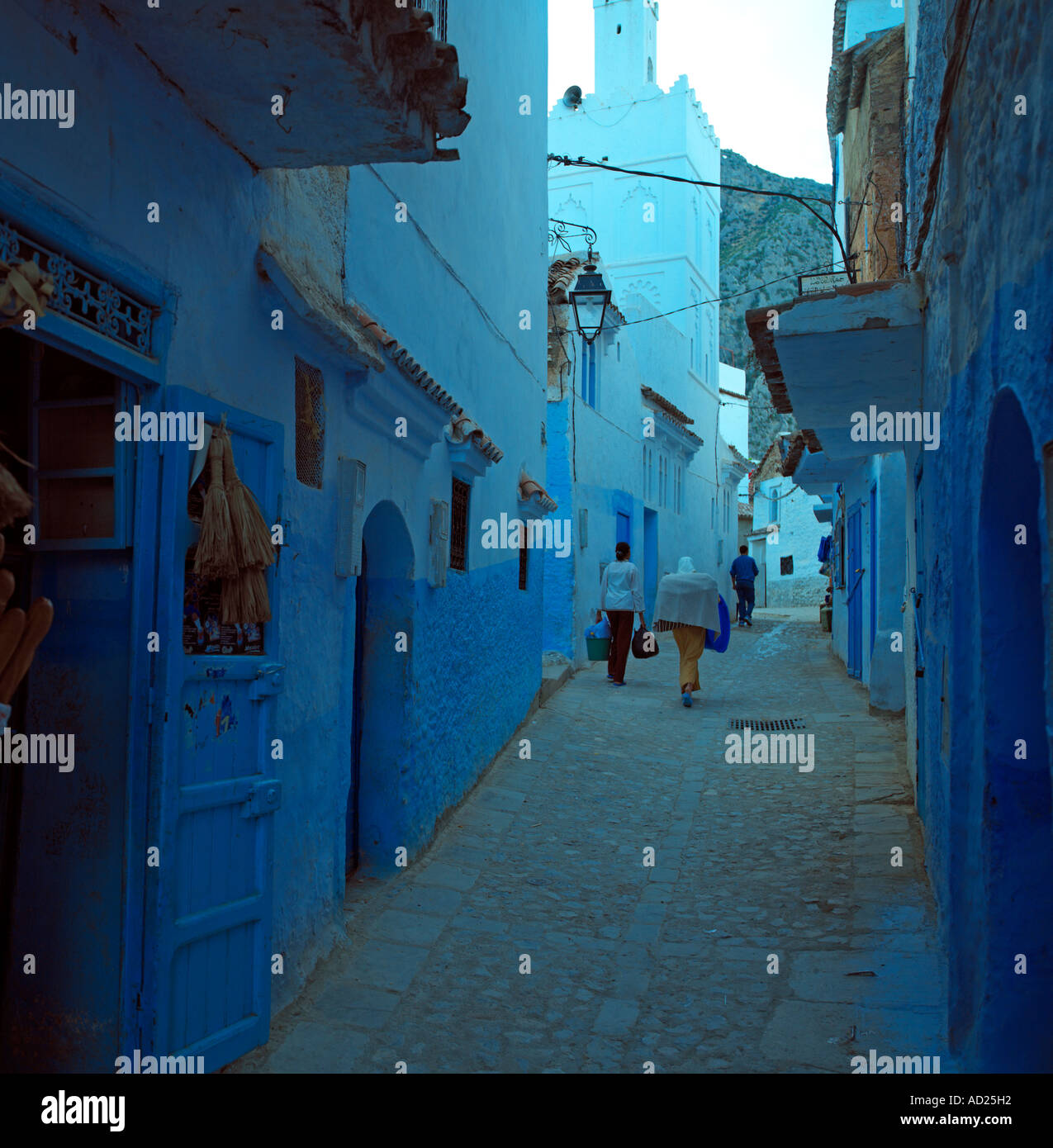 Chefchaouen the blue Rif town of Morocco Stock Photo - Alamy