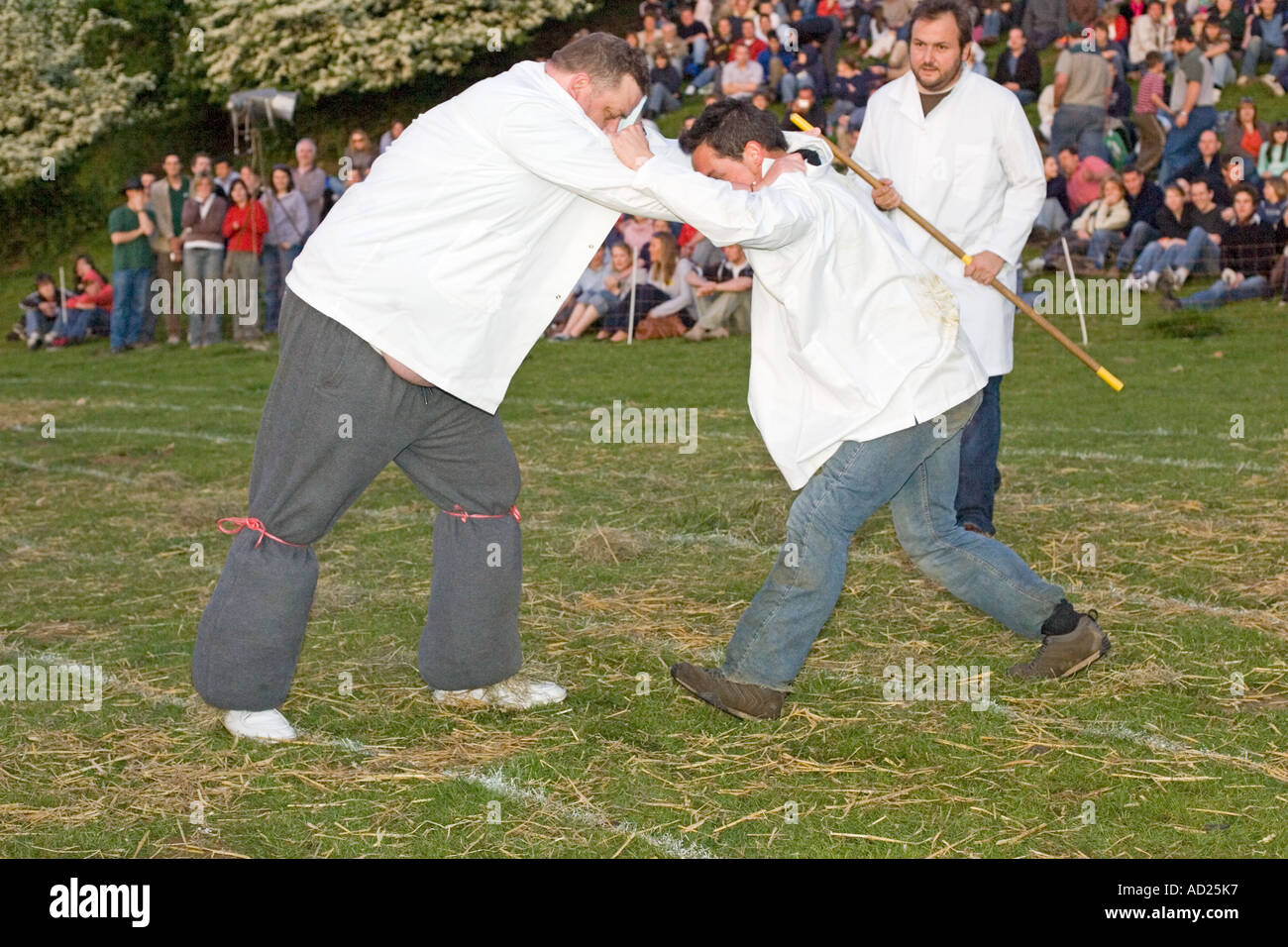 Final of British Shin kicking championship at Cotswold Olimpicks Dovers ...
