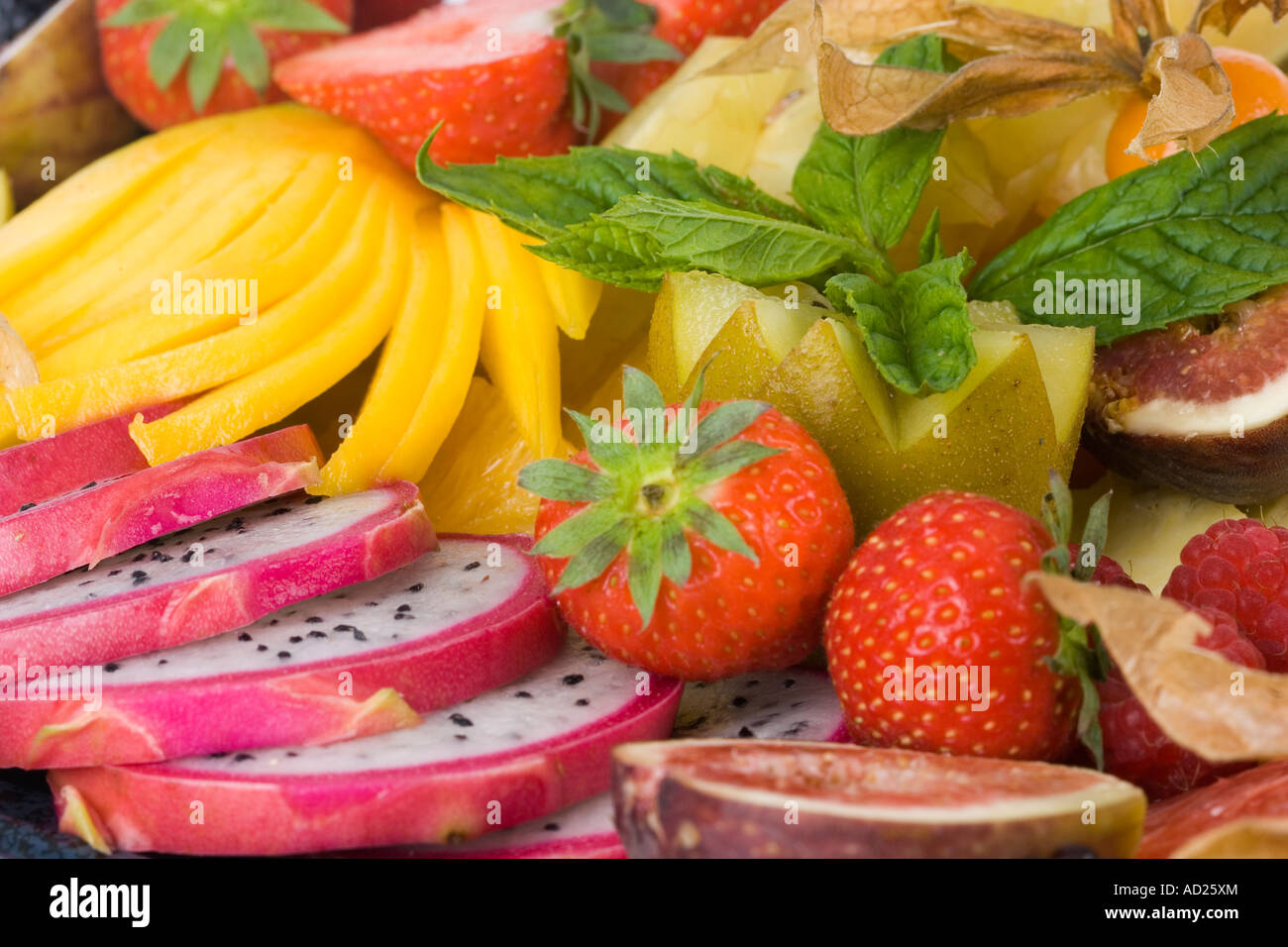 Selection of fruit Stock Photo - Alamy