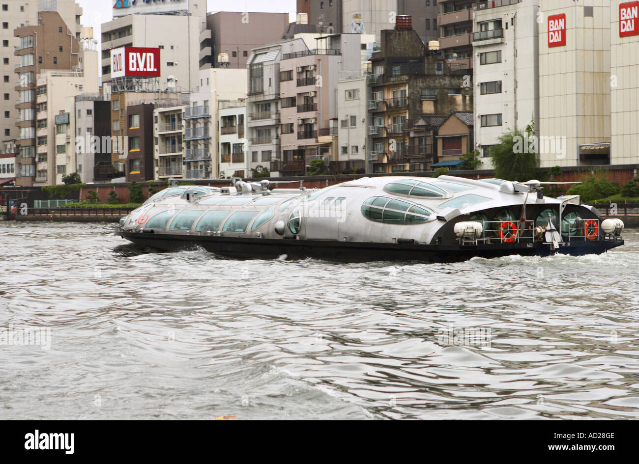 Water Bus (Himiko), Tokyo, Japan Stock Photo - Alamy