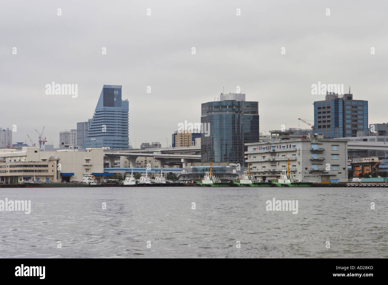 Port of Tokyo from Sumida River, Tokyo, Japan Stock Photo - Alamy