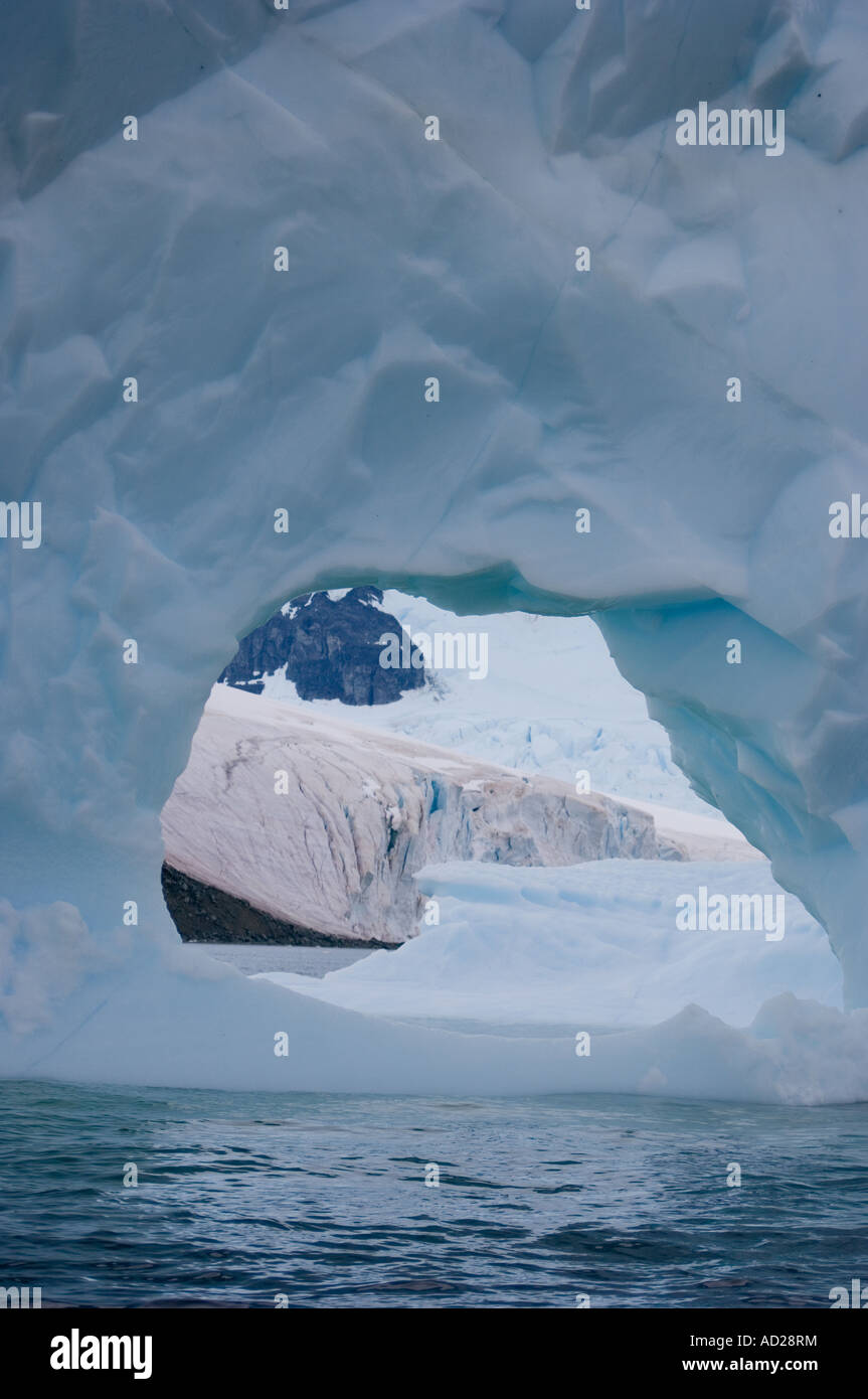 Iceberg through Iceberg Stock Photo - Alamy