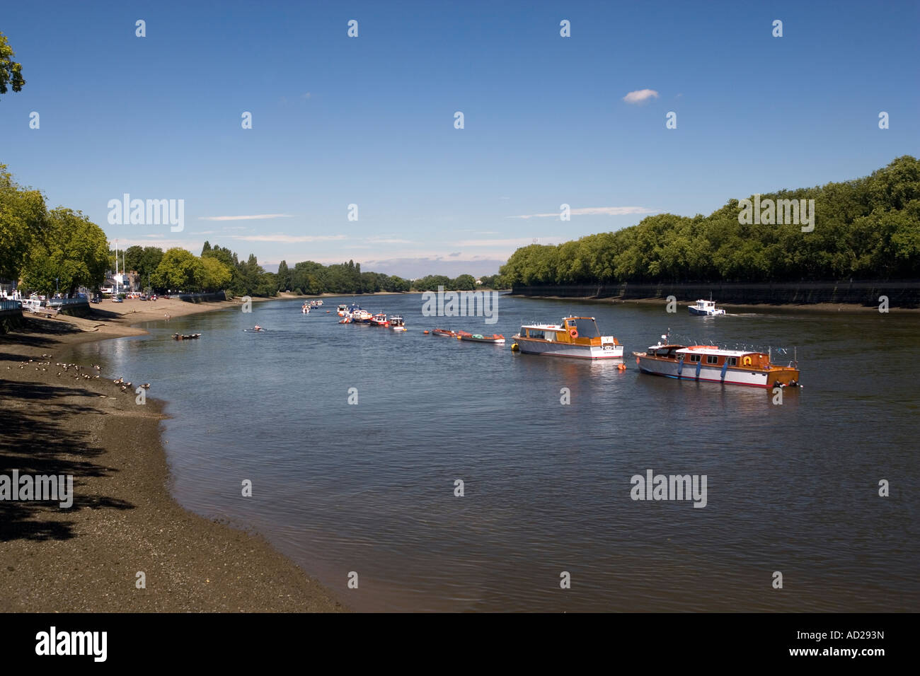 Putney River Thames London England Stock Photo - Alamy
