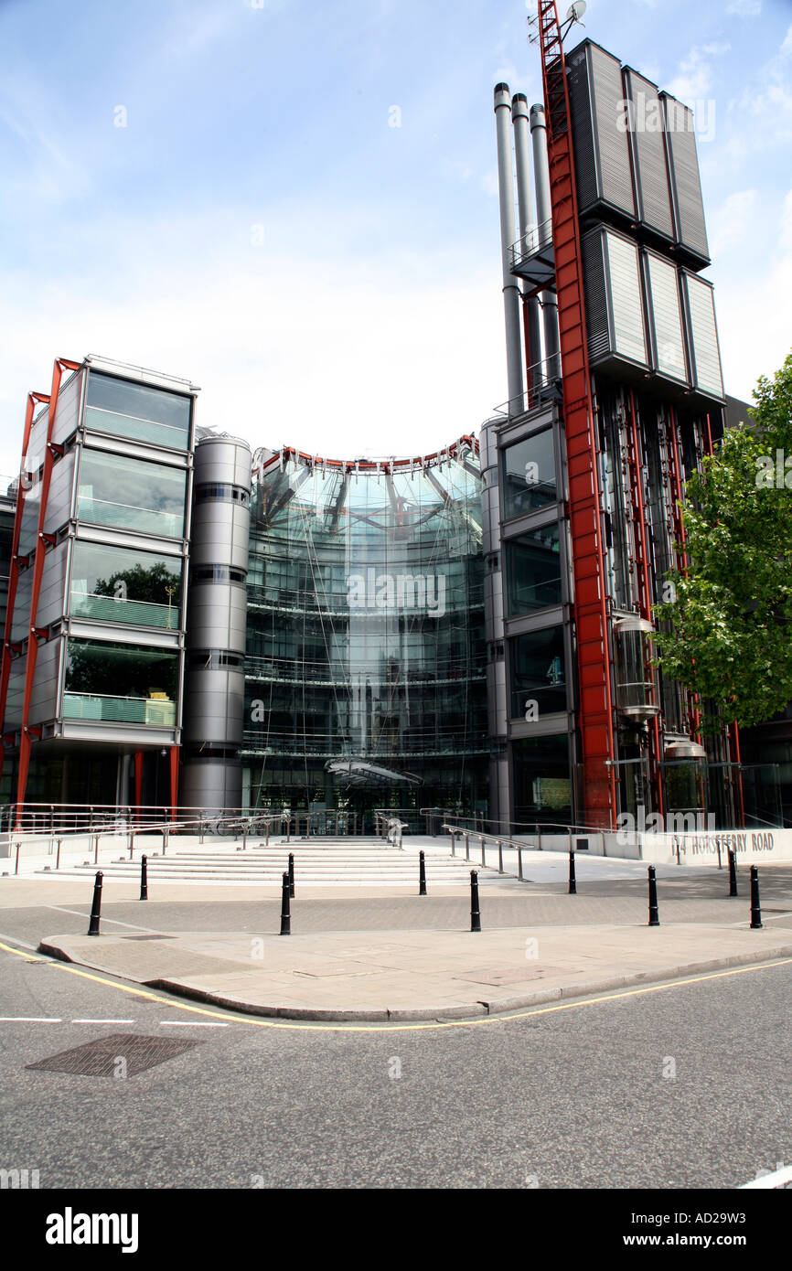 Channel 4 Television building, Horseferry Road, London England Stock ...