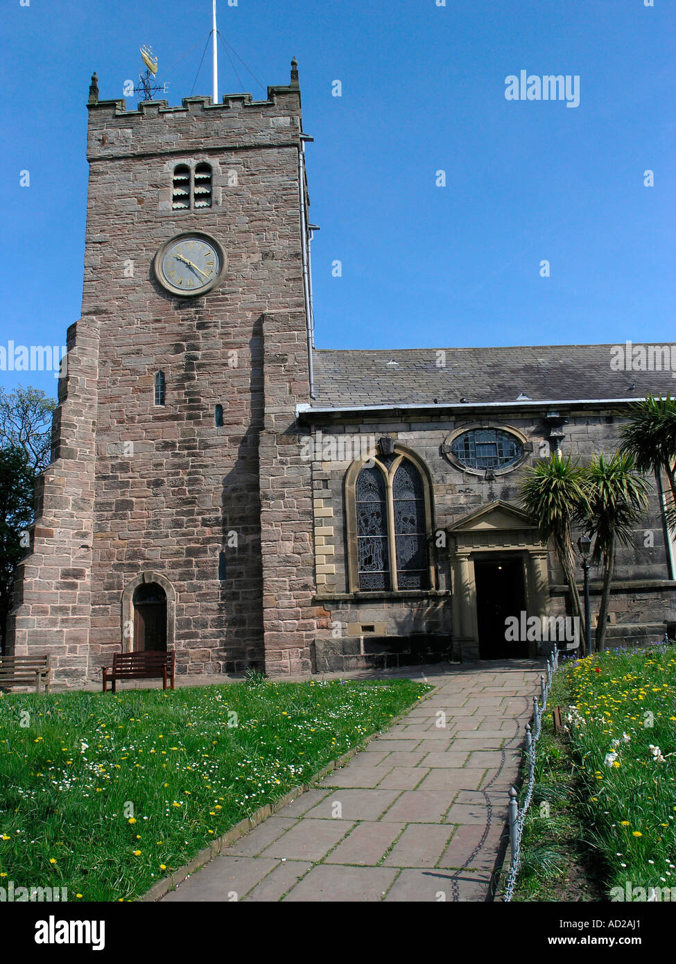 St Chad s Church Poulton le Fylde Stock Photo - Alamy