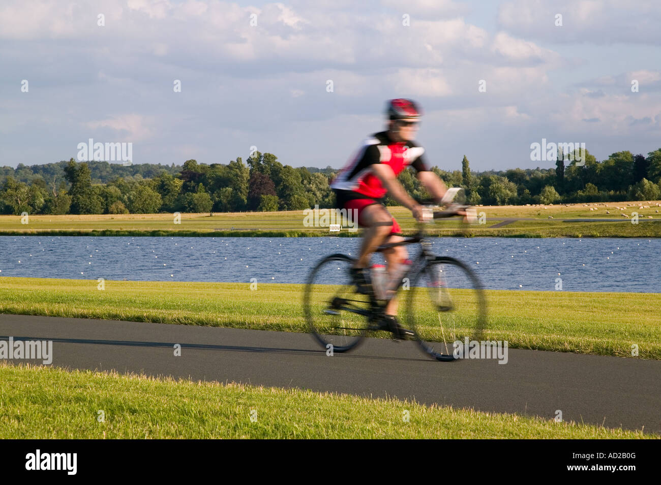 Dorney lake cycle bicycle bike hi-res stock photography and images - Alamy