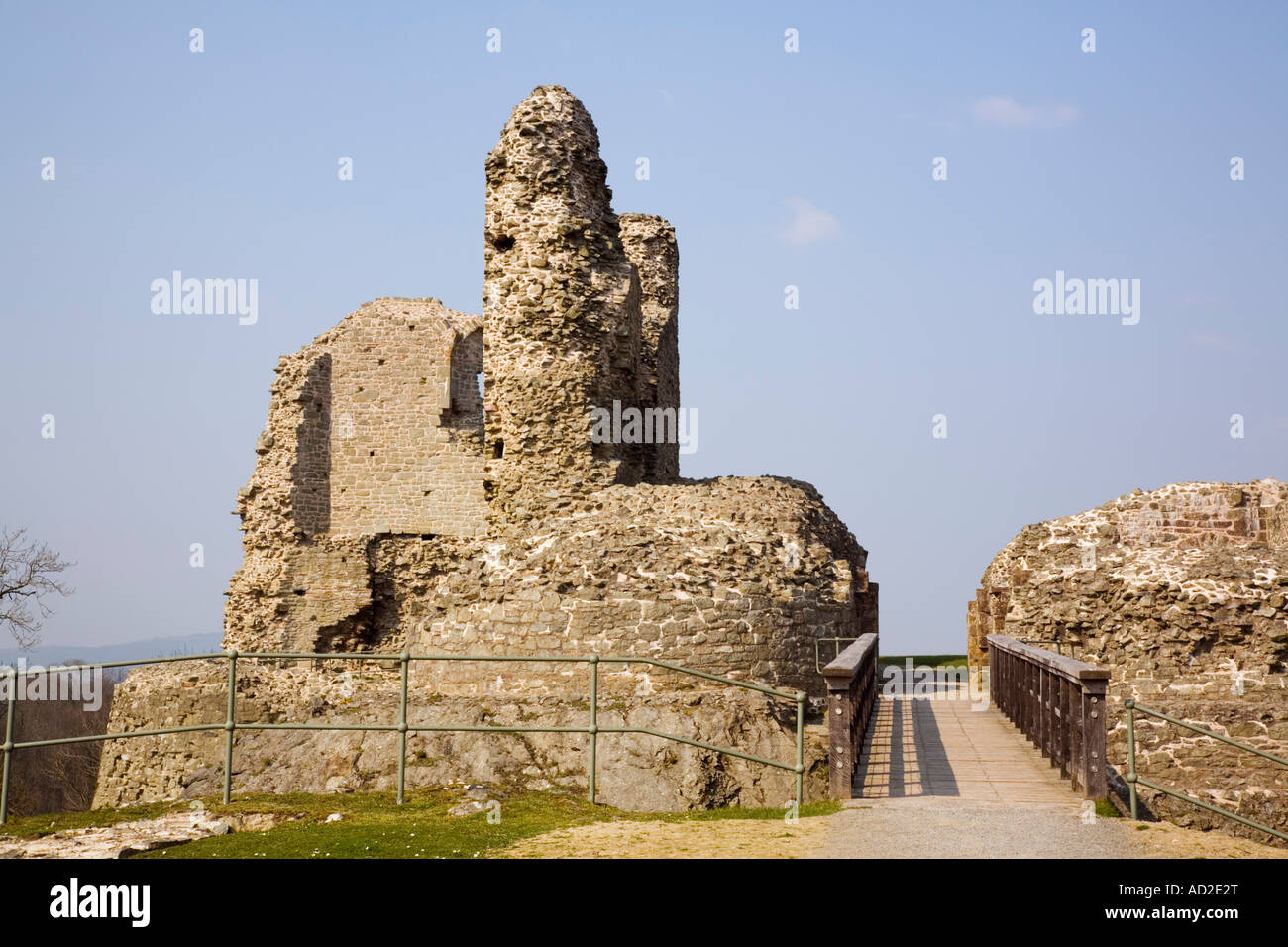 13th century Montgomery Castle ruins built by Henry III Montgomery ...