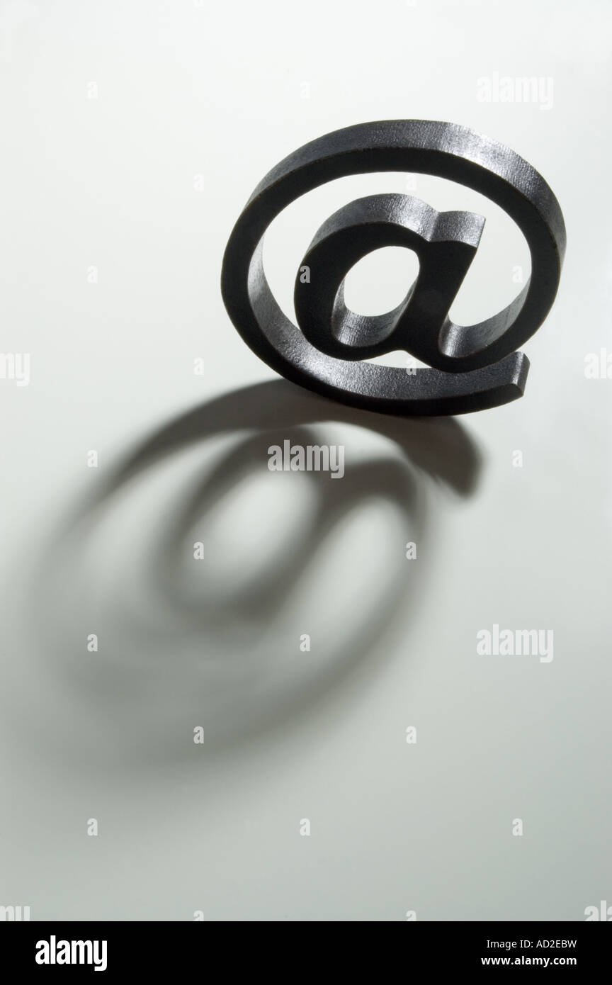 Arobase @ symbol Stock Photo - Alamy