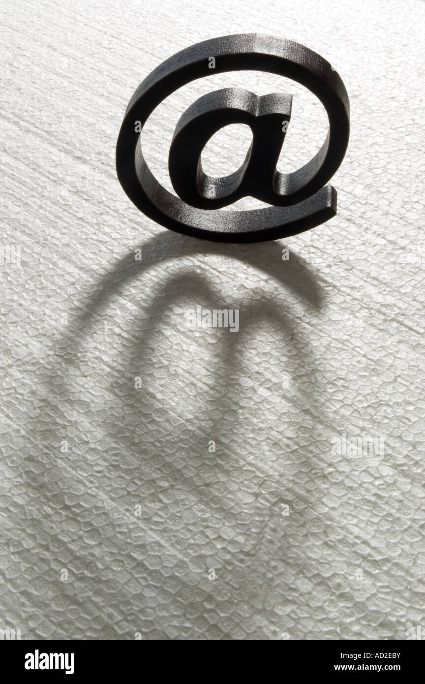 Arobase @ symbol Stock Photo - Alamy