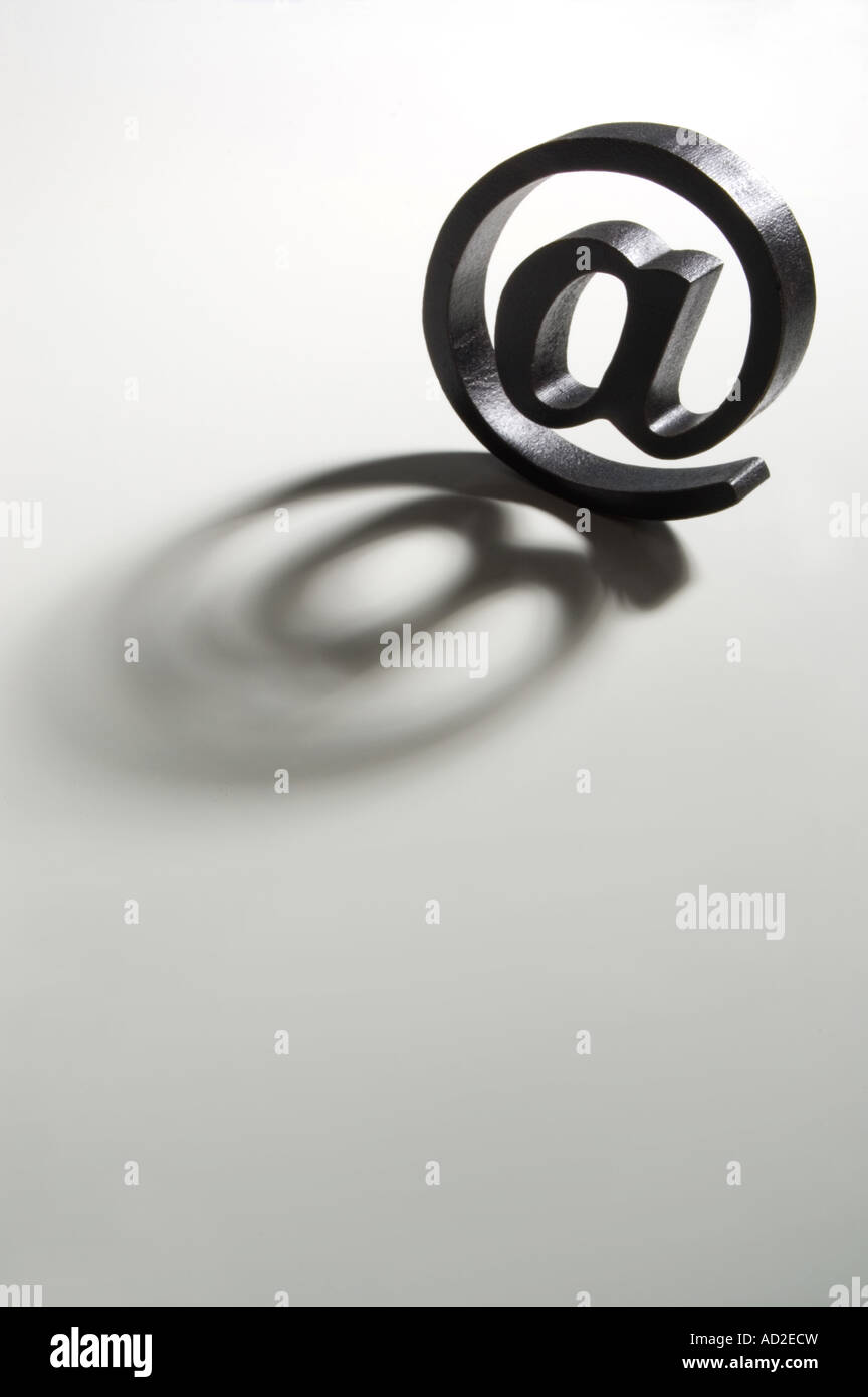 Arobase @ symbol Stock Photo - Alamy