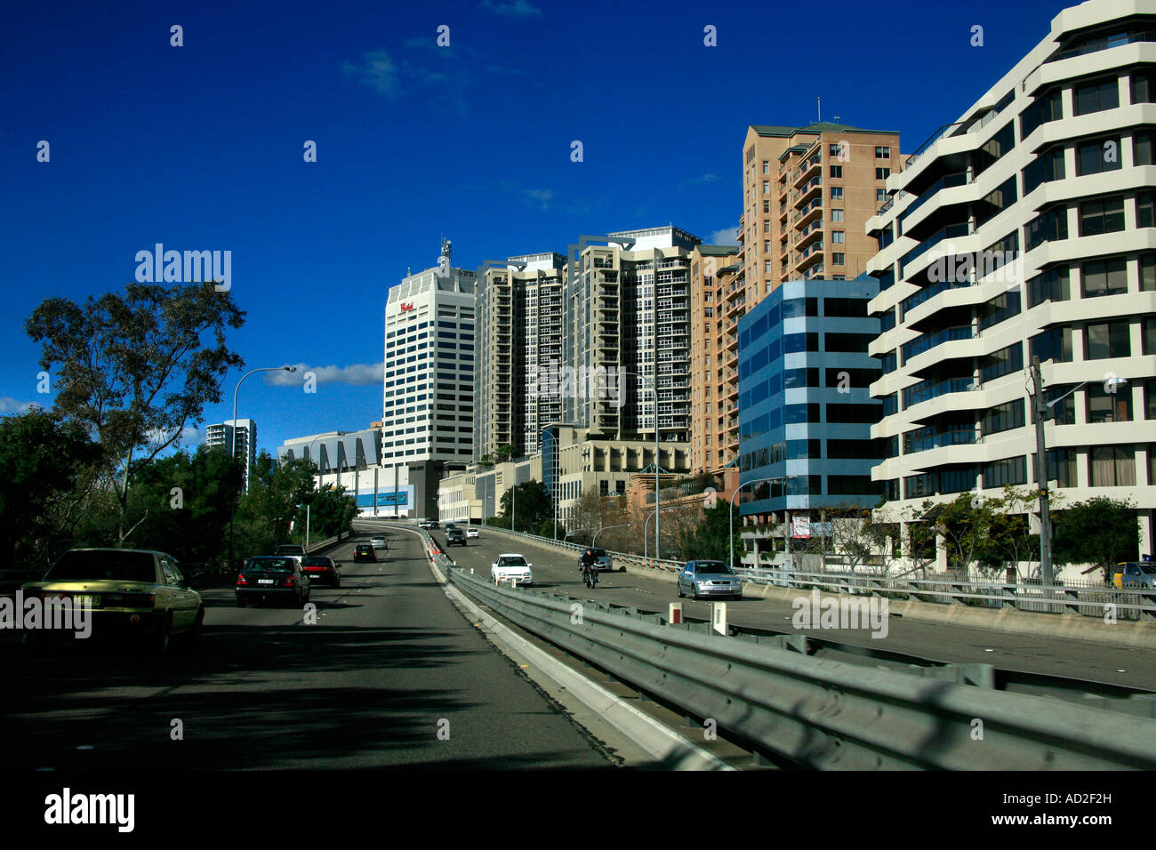 High rise apartments and commercial buildings at Bondi Junction Sydney ...