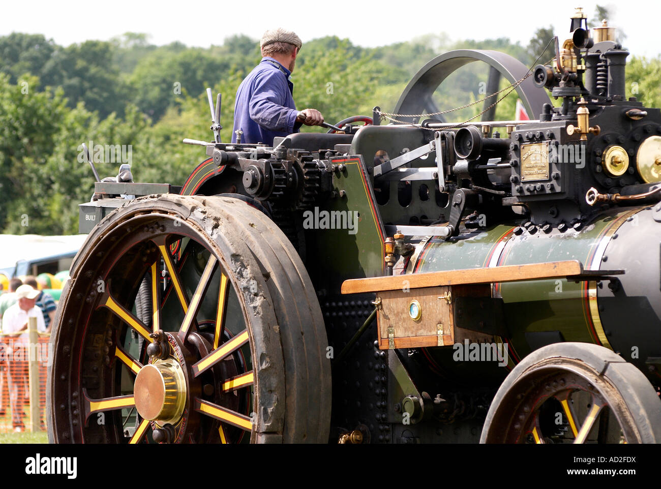 Traction engine display at a steam rally, Hampshire, England June 2007 ...